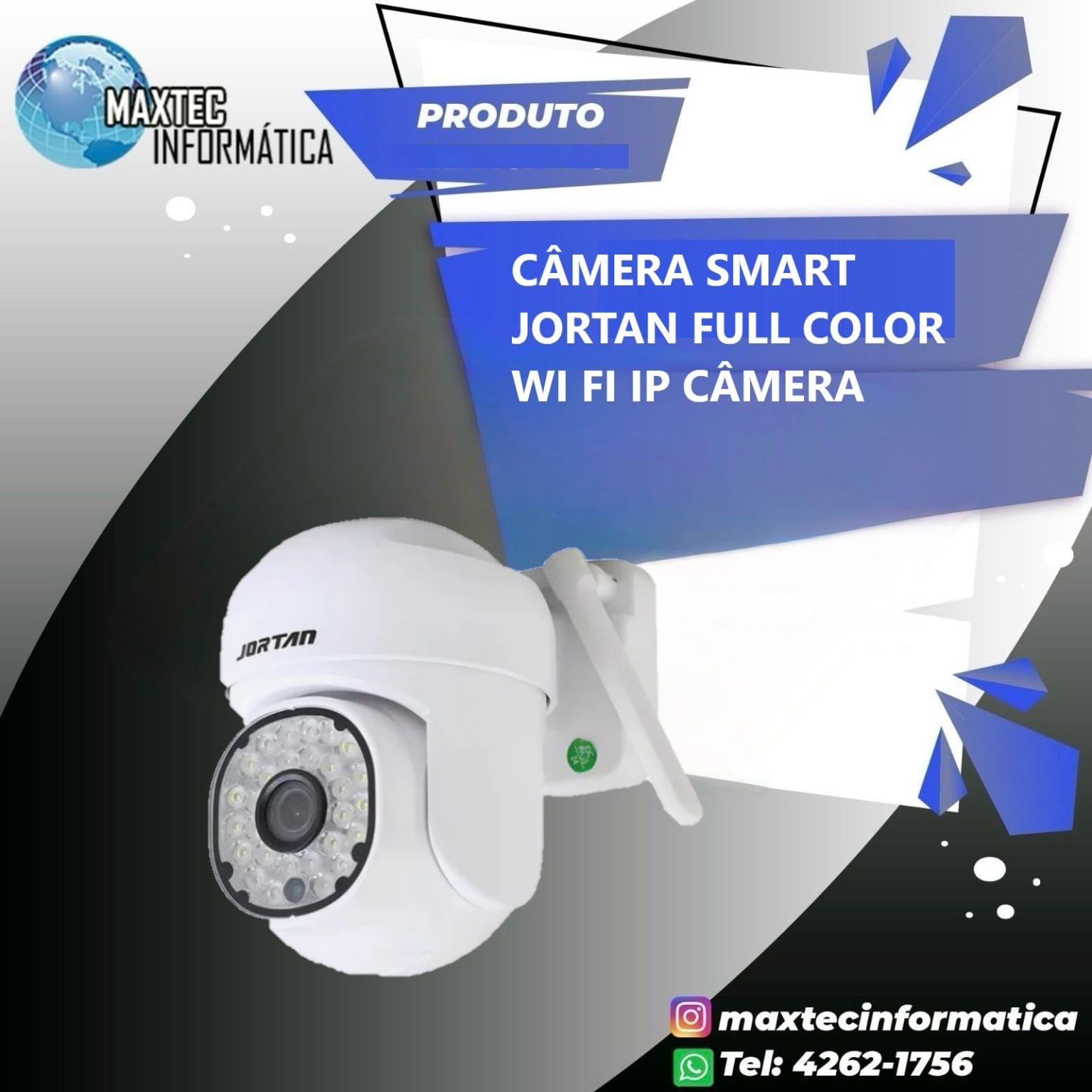 Câmera Jortan Full Color Smart - Maxtec Informática